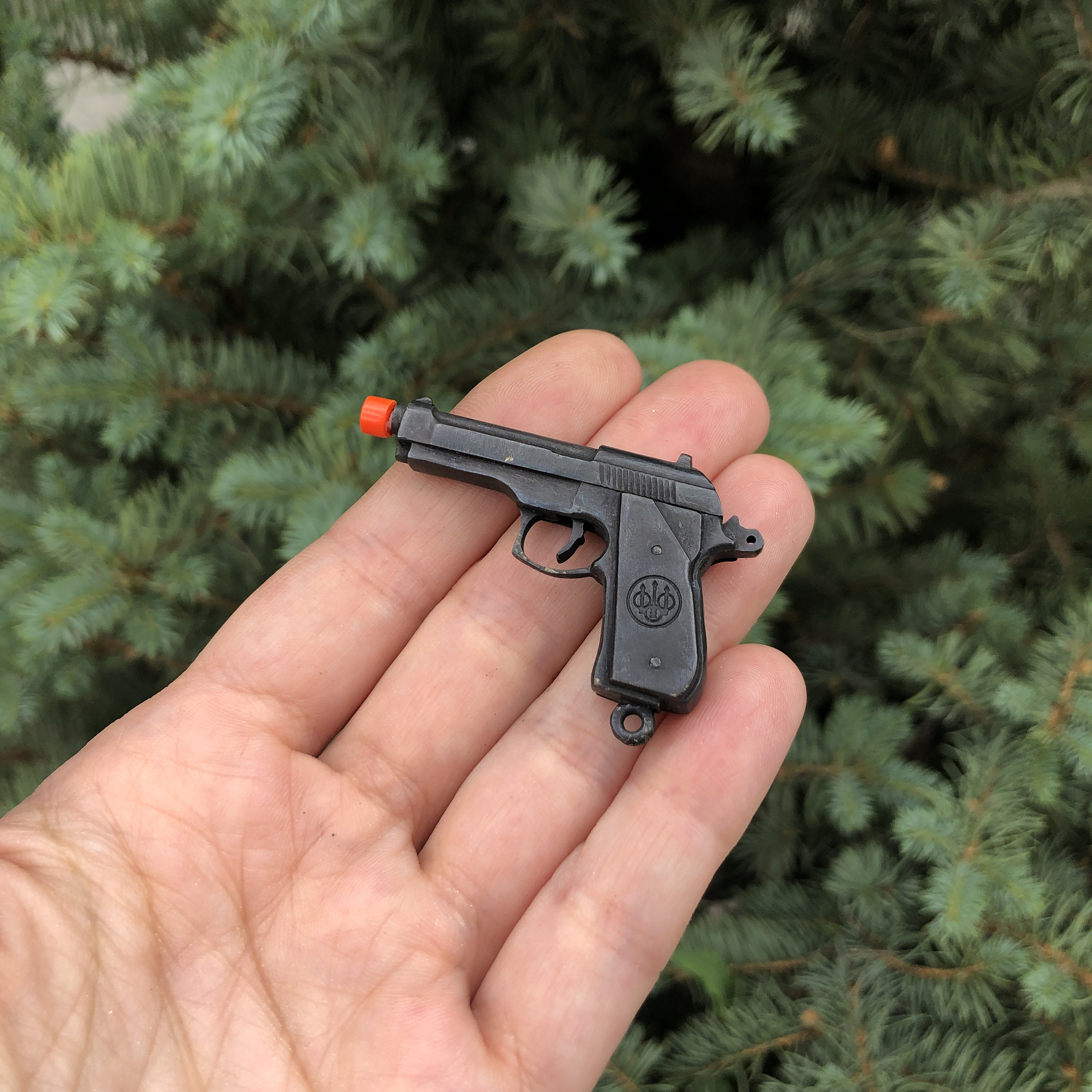 2mm Pinfire Gun Black Beretta Scale 1:5 Miniature Pistol Full - Etsy