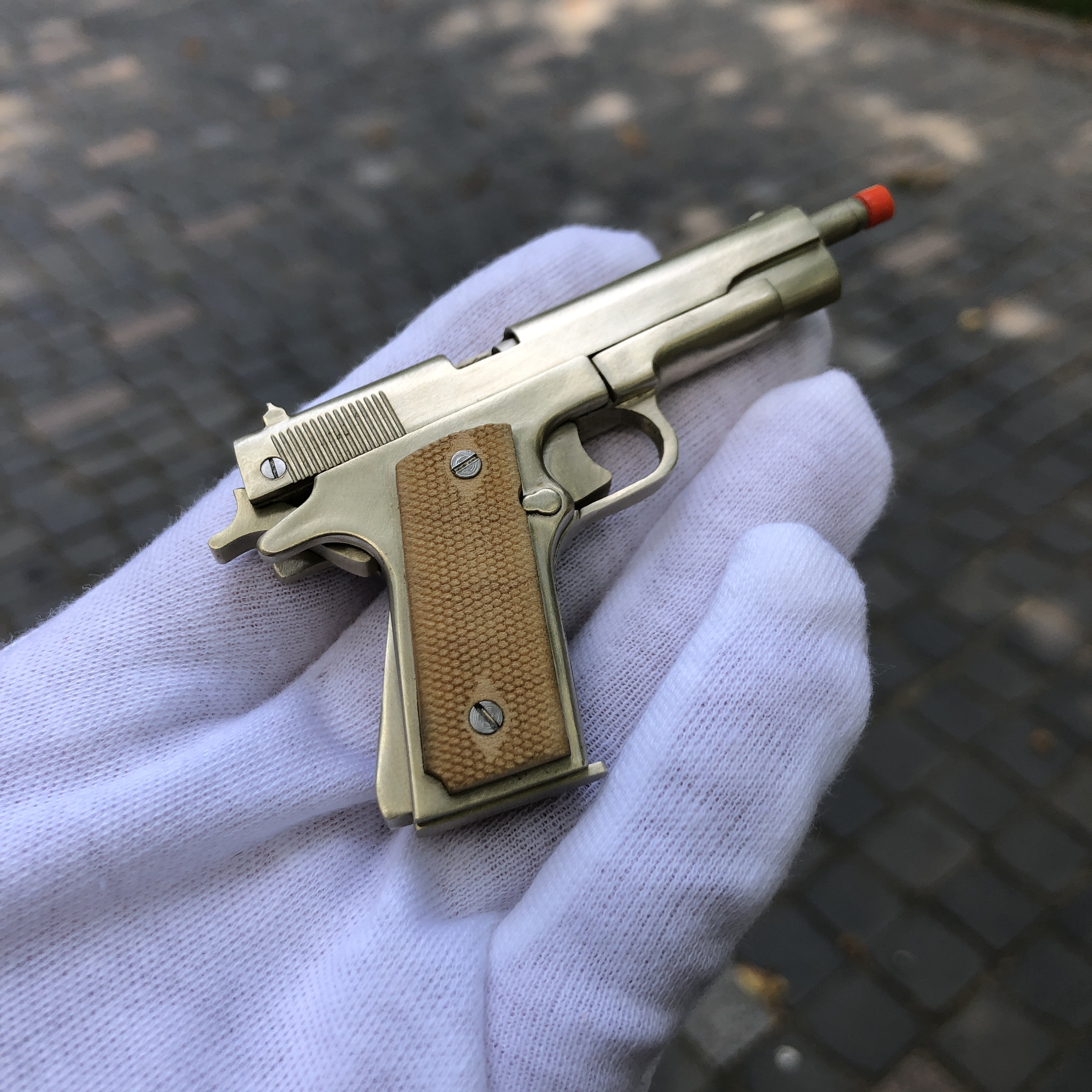 Prop Gun Colt 1911 Replica Gun M1911 Cosplay Gun Colt 1911 Grips Wood ...