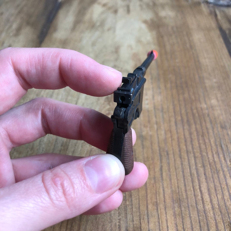 Replica Gun Mini Gun Mauser C96 Cap Gun Realistic Toy Gun Miniature Gun ...