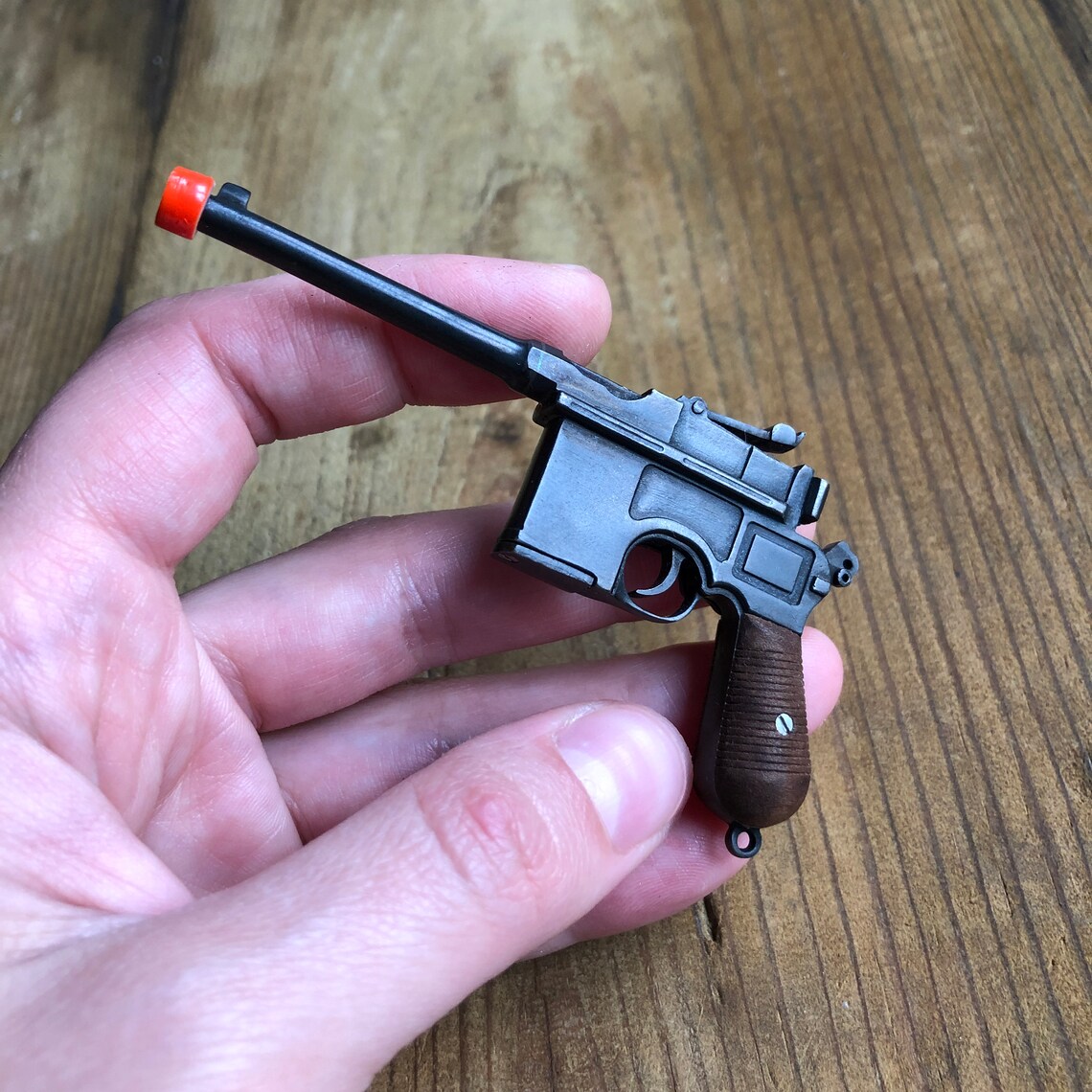 Replica Gun Mini Gun Mauser C96 Cap Gun Realistic Toy Gun Miniature Gun ...