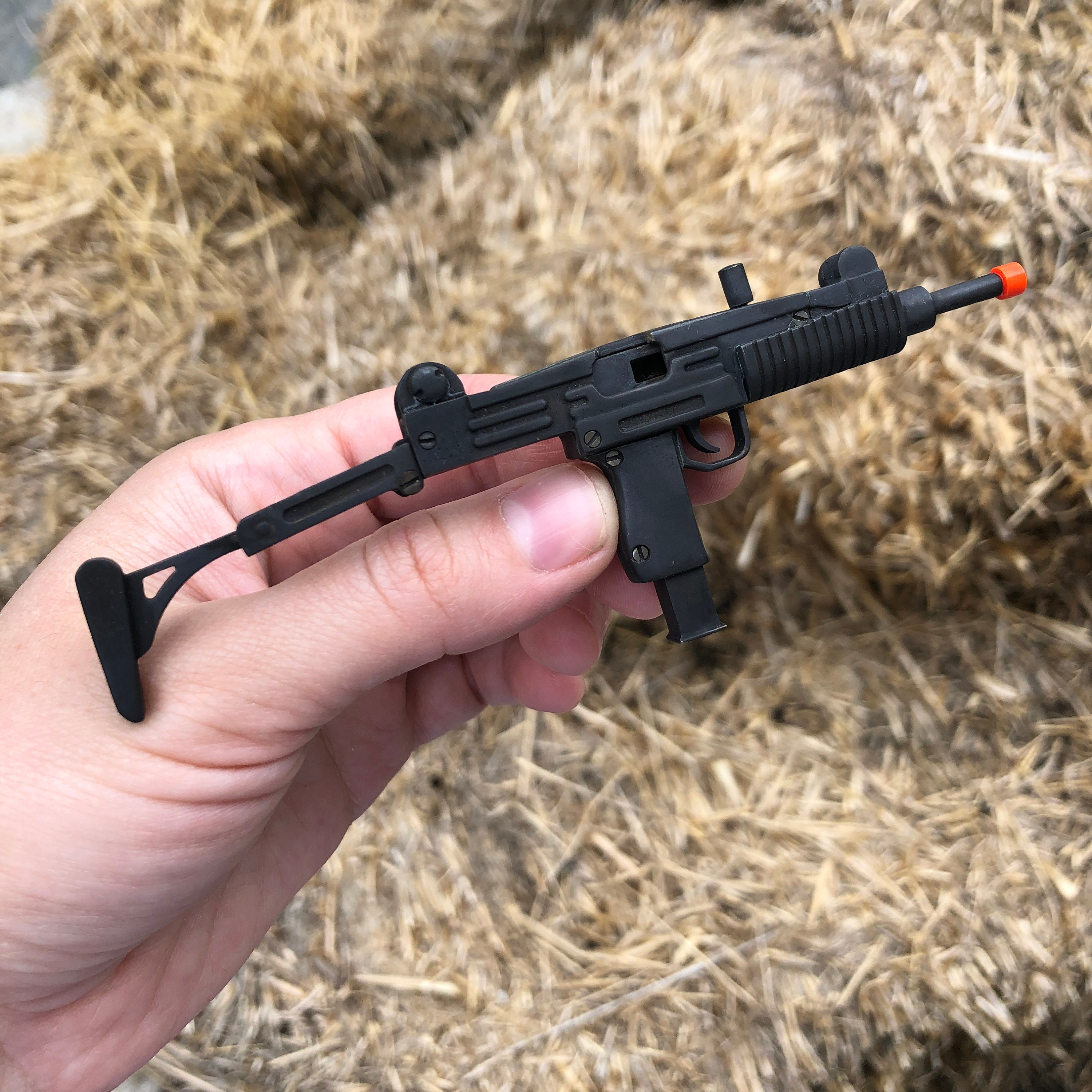 Miniature Uzi Submachine Gun Scale 1:5 Military Model Metal Scale Model ...