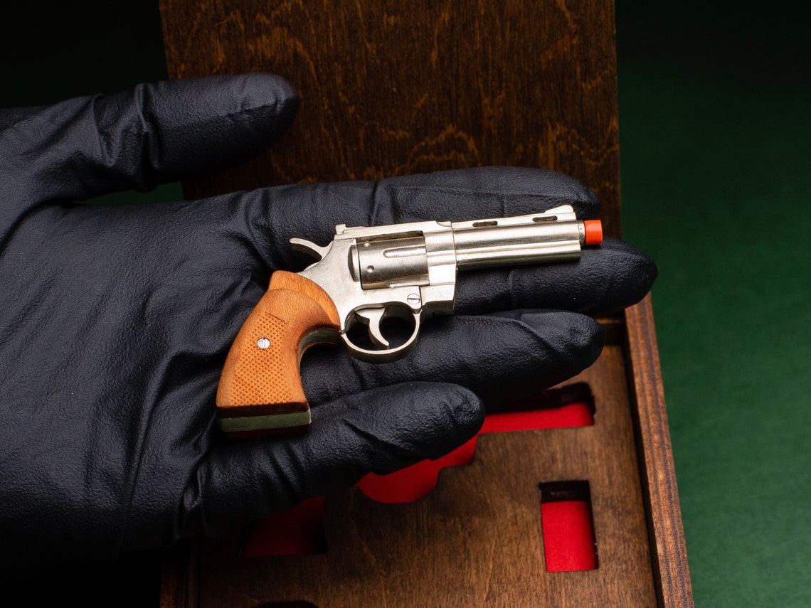 Cap Gun Colt Python 357 Magnum Replica Gun Prop Gun Cosplay Gun Prop ...