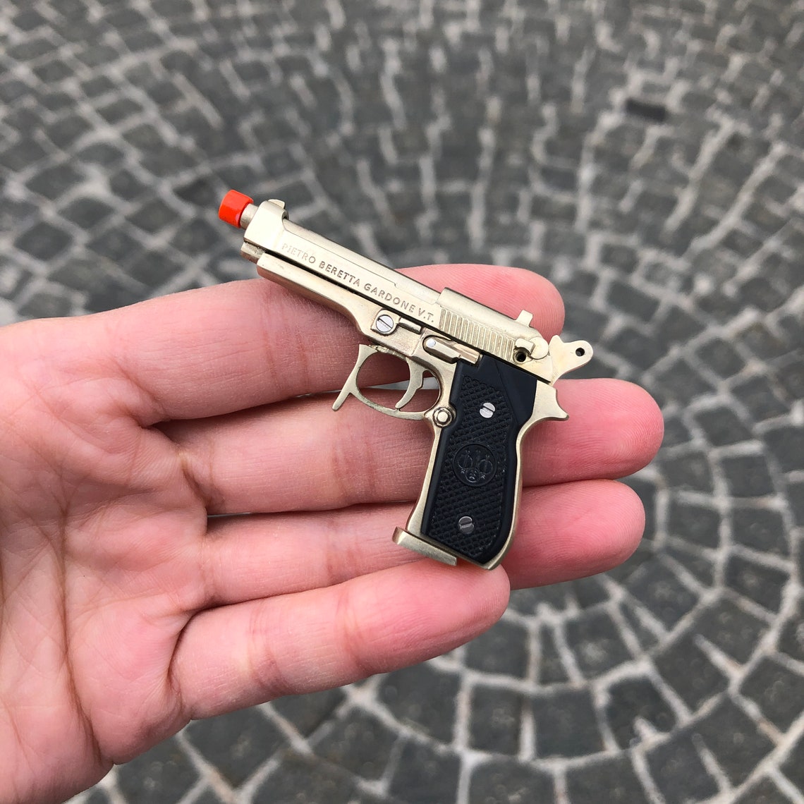 Replica Gun Beretta 92fs Mini Gun Beretta Grips Black Cap Gun - Etsy