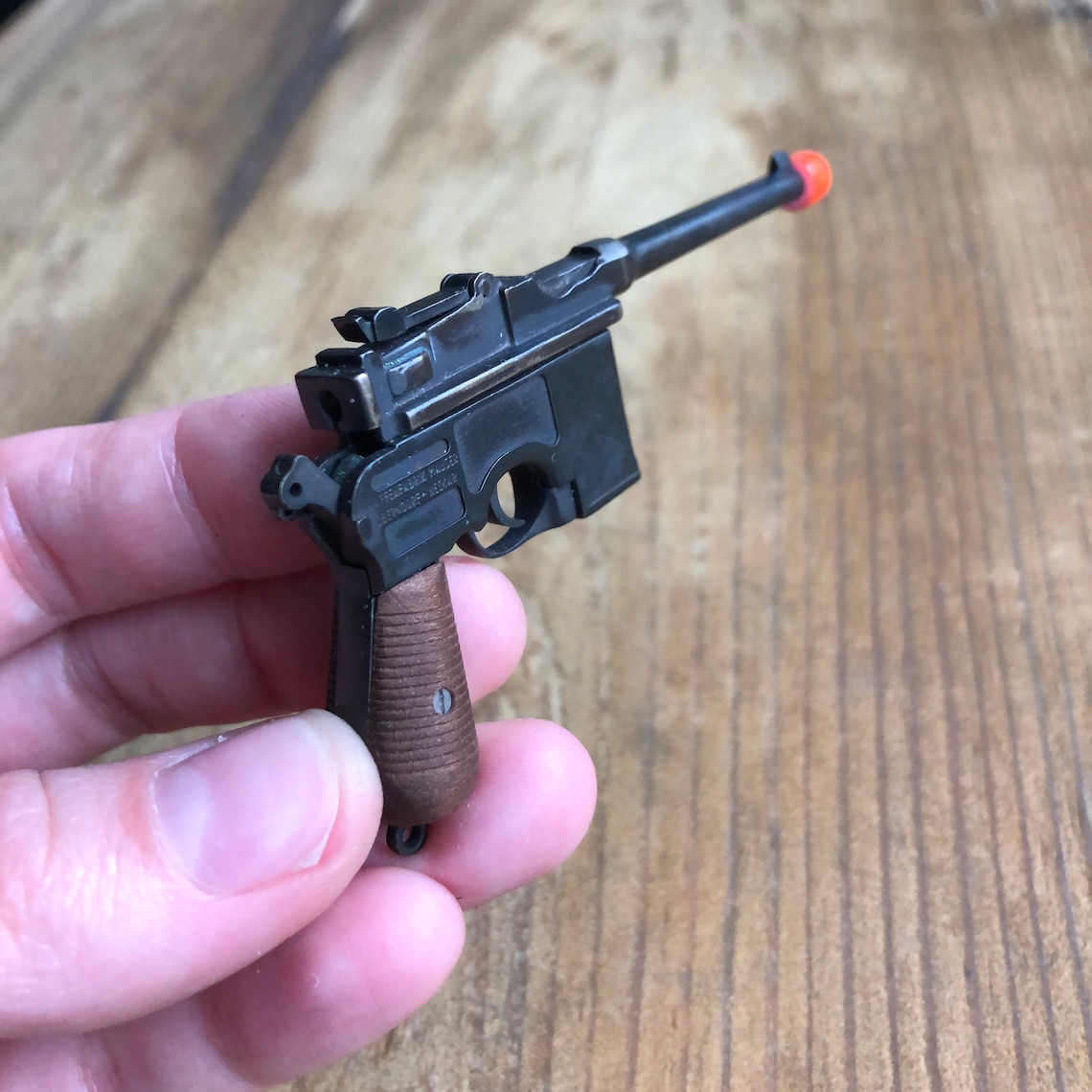 Replica Gun Mini Gun Mauser C96 Cap Gun Realistic Toy Gun Miniature Gun ...