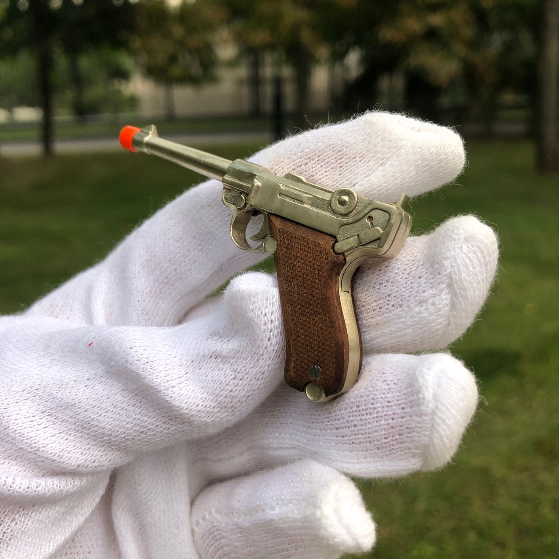 Replica Gun Luger Prop Cap Gun Luger P08 Mini Gun Parabellum - Etsy