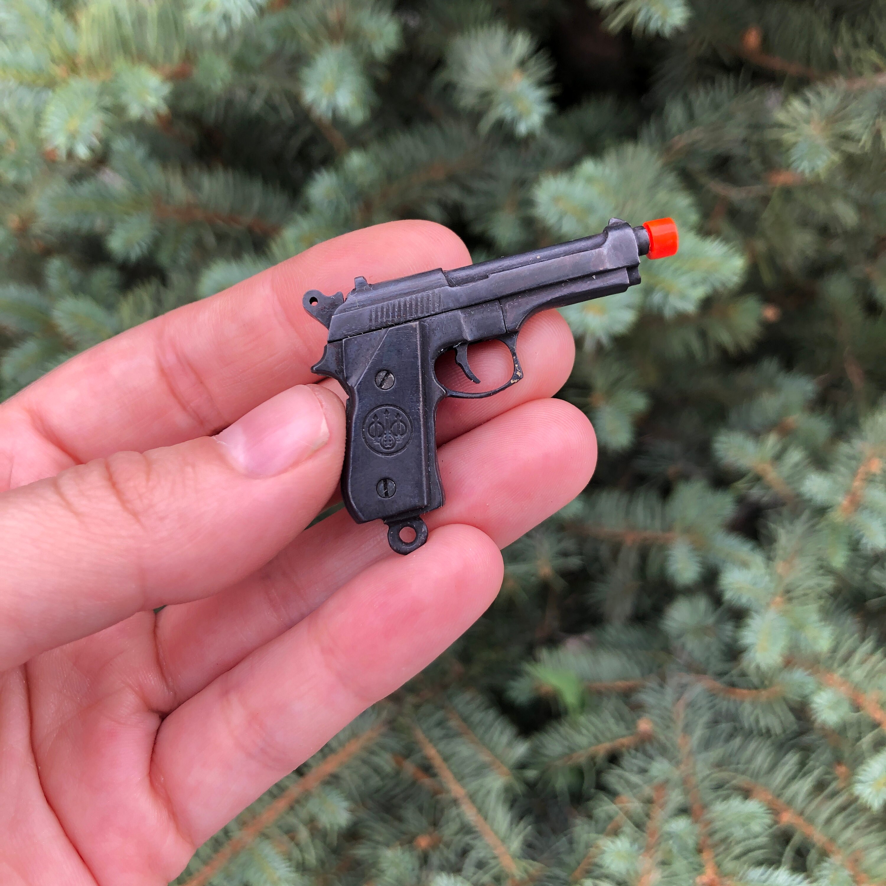 2mm Pinfire Gun Black Beretta Scale 1:5 Miniature Pistol Full - Etsy