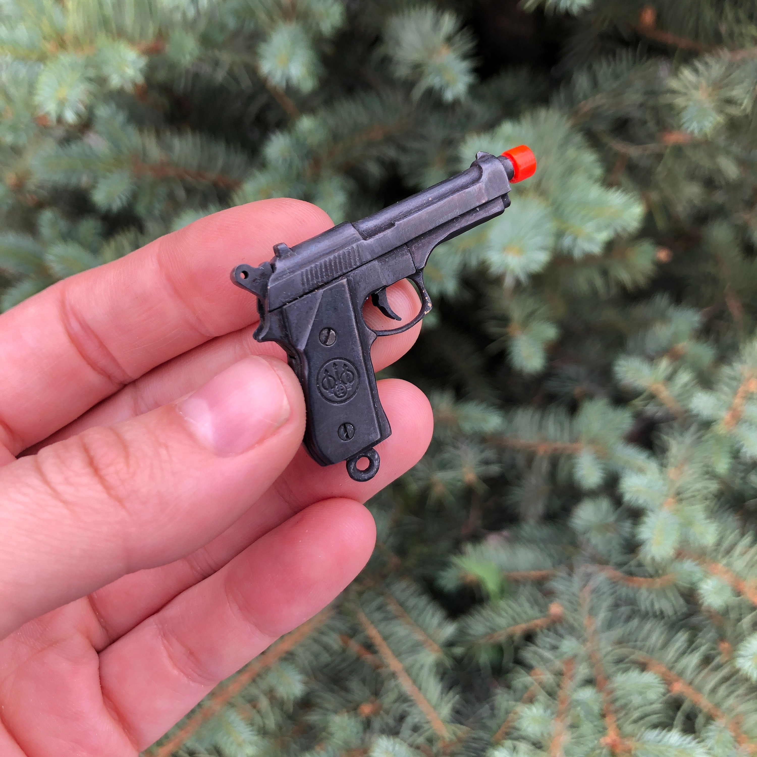 2mm Pinfire Gun Black Beretta Scale 1:5 Miniature Pistol Full - Etsy