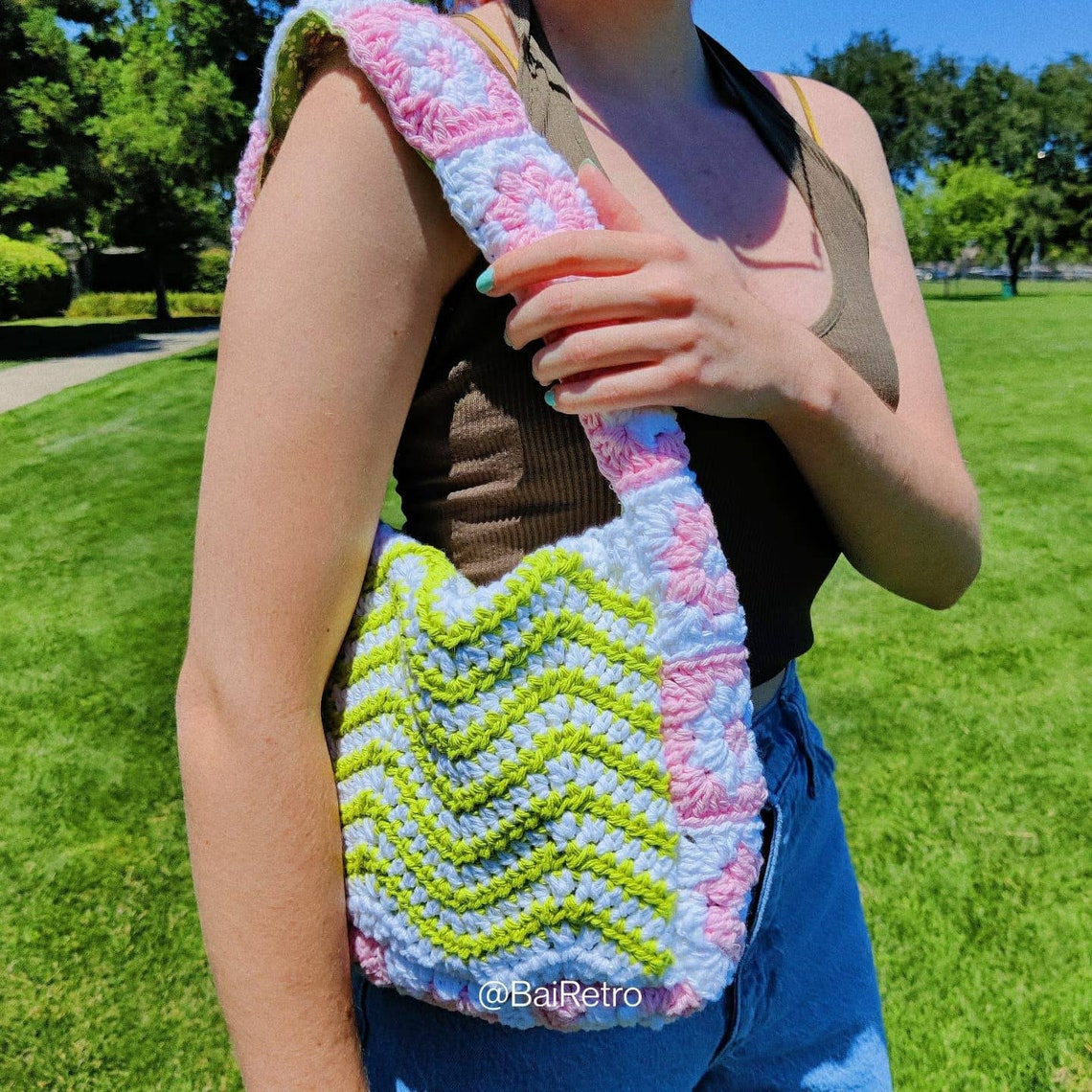 Wavy Daisy Purse *CROCHET PATTERN* - Etsy