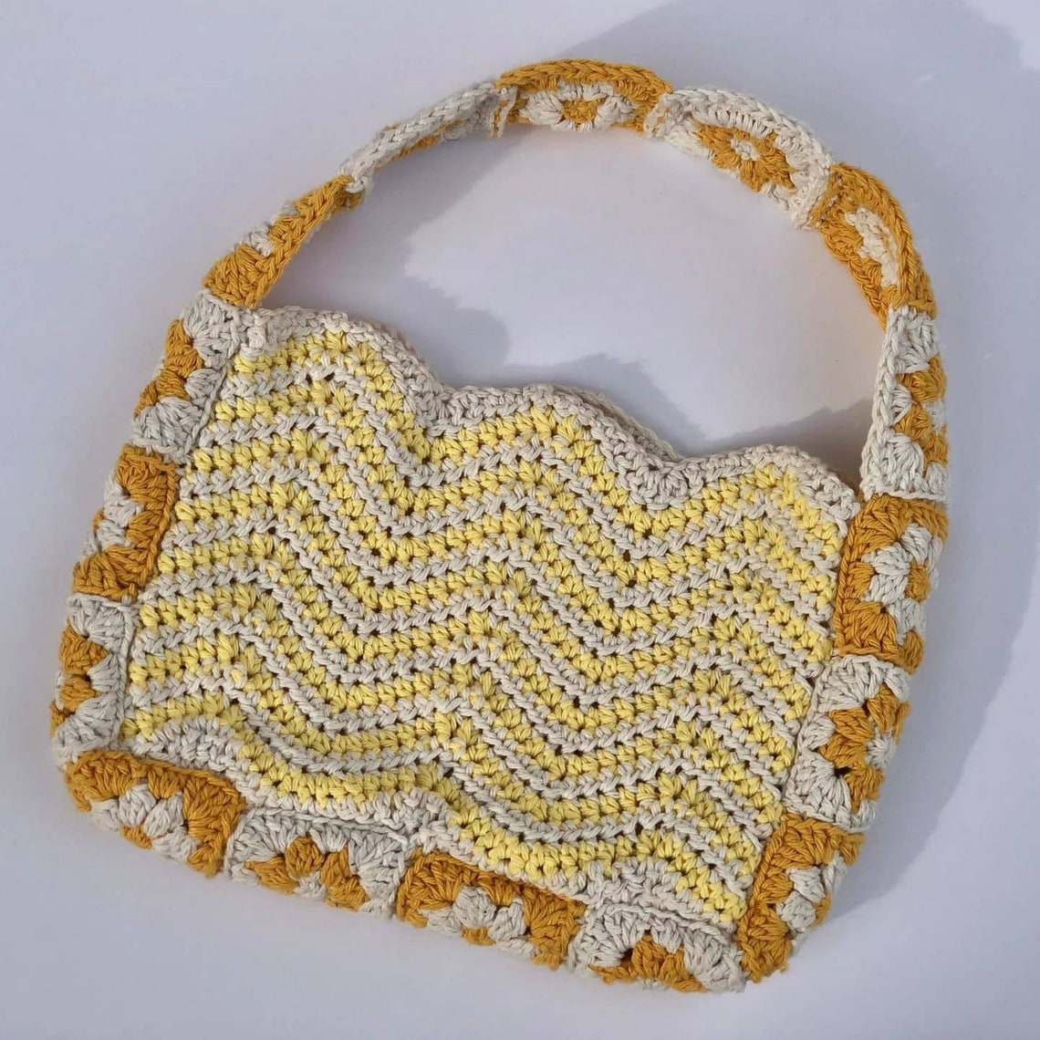 Wavy Daisy Purse *CROCHET PATTERN* - Etsy