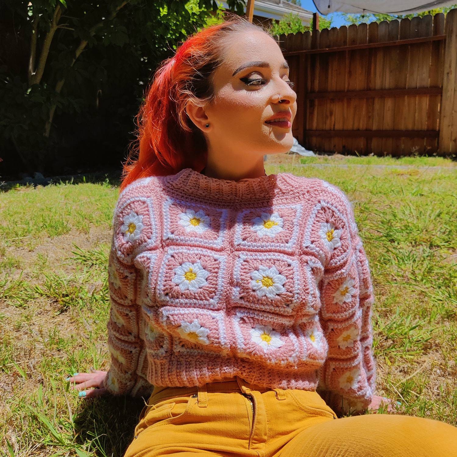 Daisy Sweater *PDF CROCHET PATTERN Download* - Etsy UK