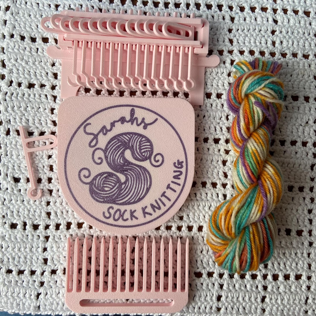 Sarah's Sock Darner: 14 Hook Darning Loom, Visible Mending Tool - Etsy