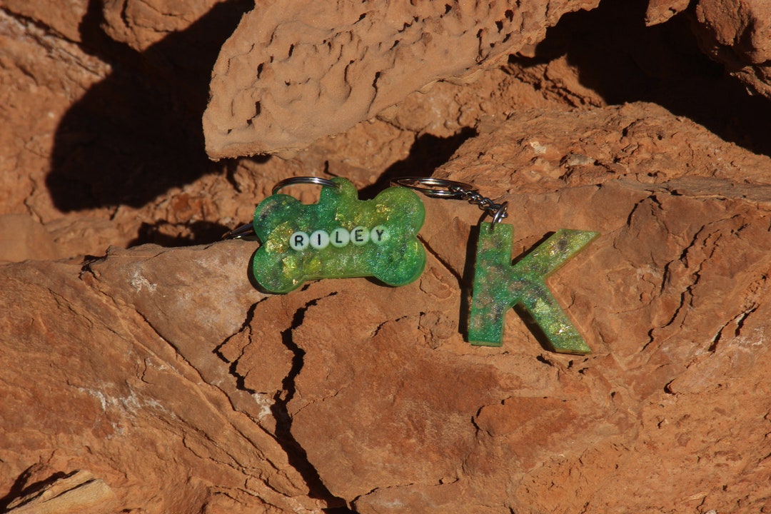 Doggie & Me Matching Keychains Dog ID Tag and Keychain - Etsy