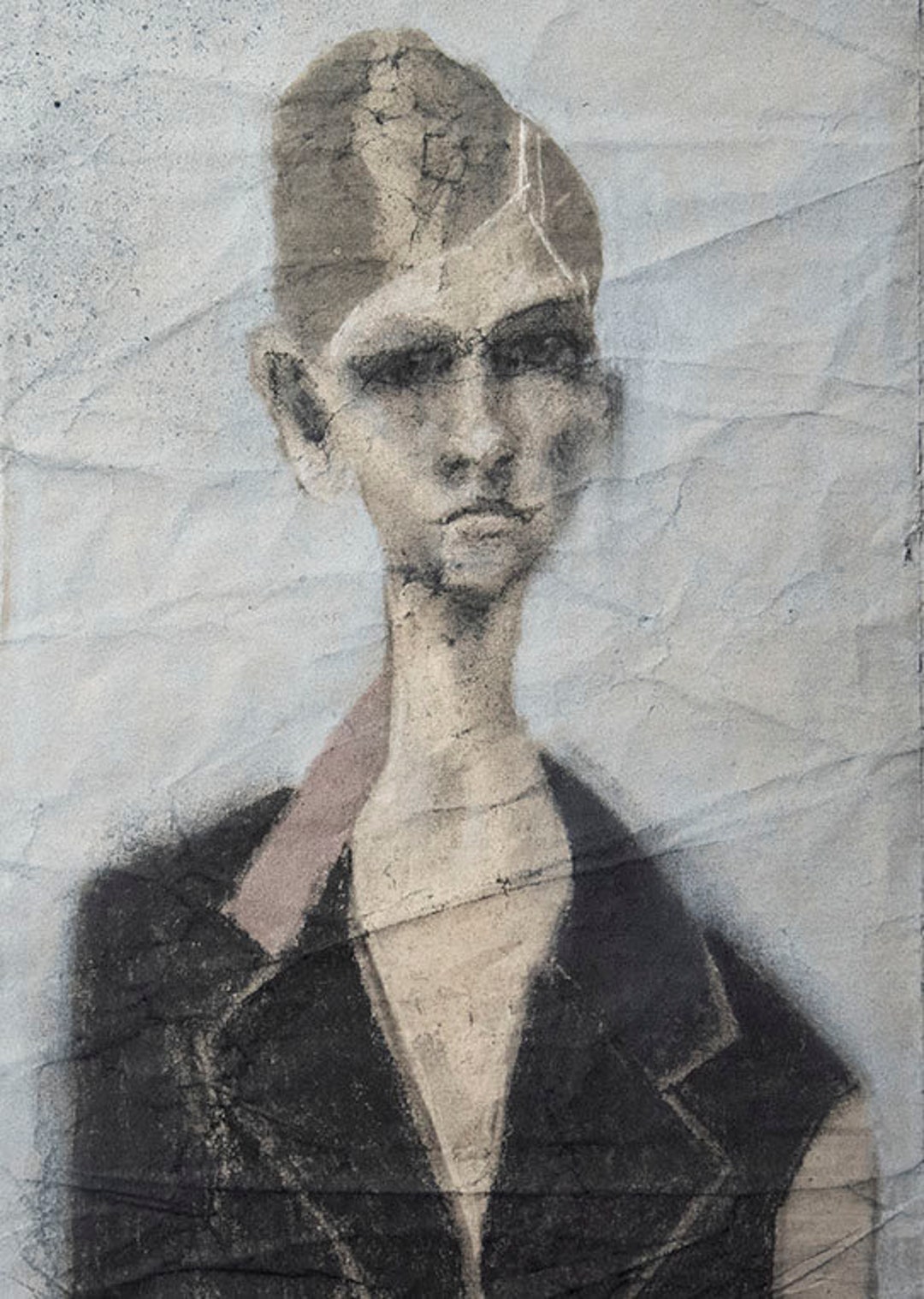 Giclee Fine Art Print Abstract Portrait Drawing txxvijii - Etsy