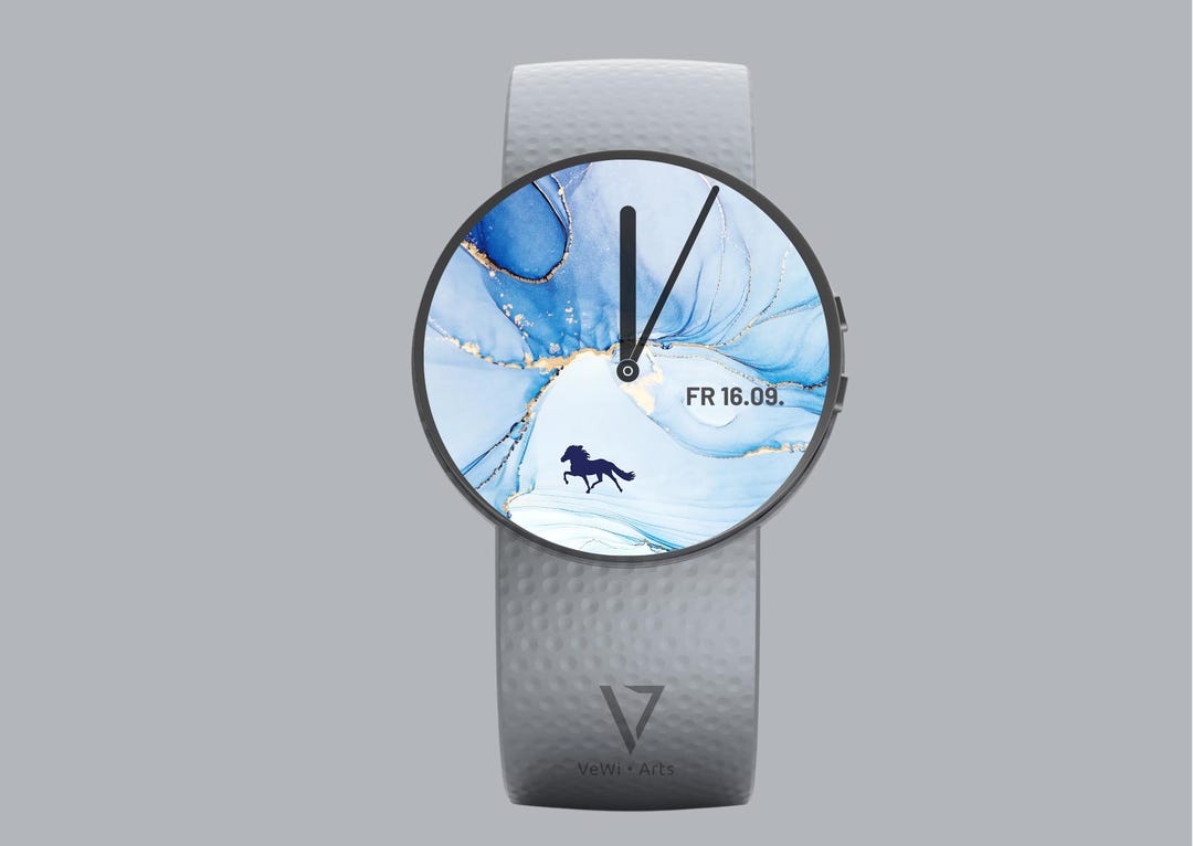 Unique Smartwatch Wallpaper for Icelandic Horse Lovers - Etsy