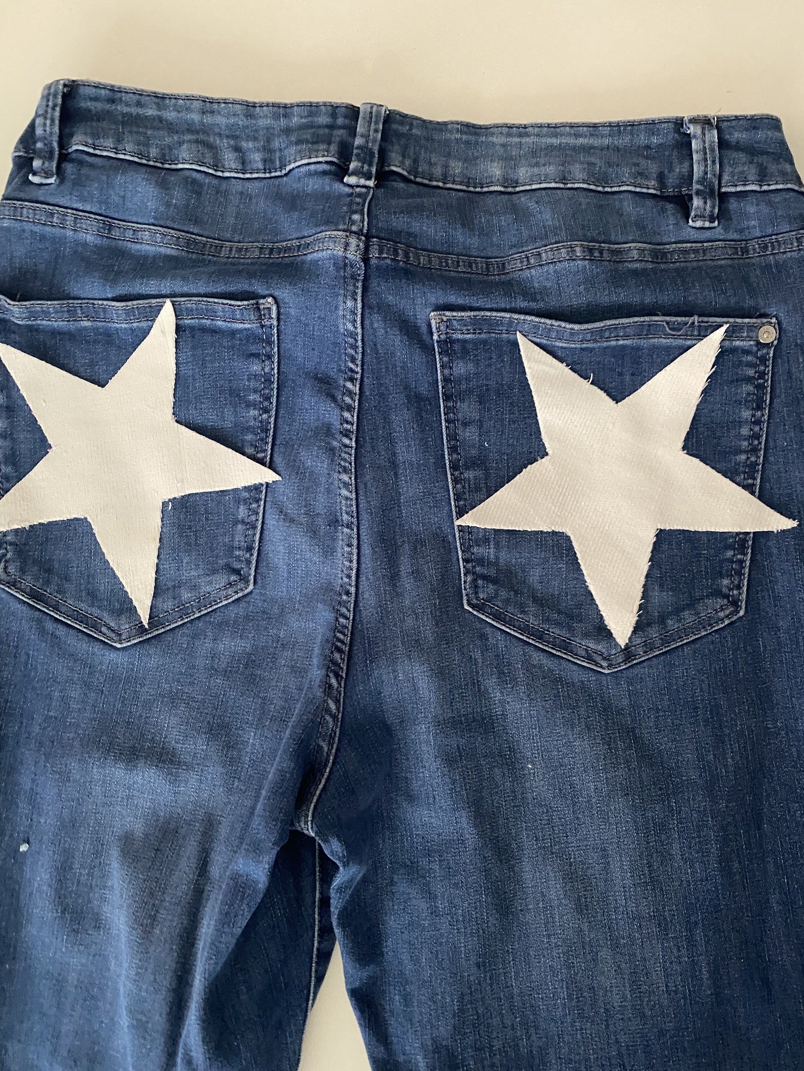 Star Patch, Pocket Patch, Iron on Patches, Patches for Denim, Easy to ...