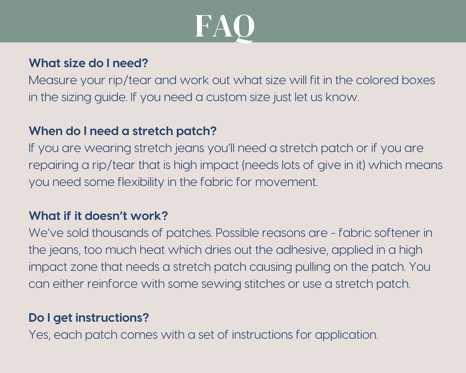 Blue Stripe Patch, Iron on Patches, Patches for Jeans, Easy to Apply ...