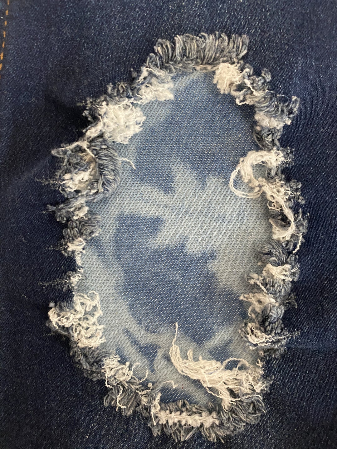 Denim Tie Dye Patch, Iron on Patches, Patches for Jeans, Easy to Apply ...