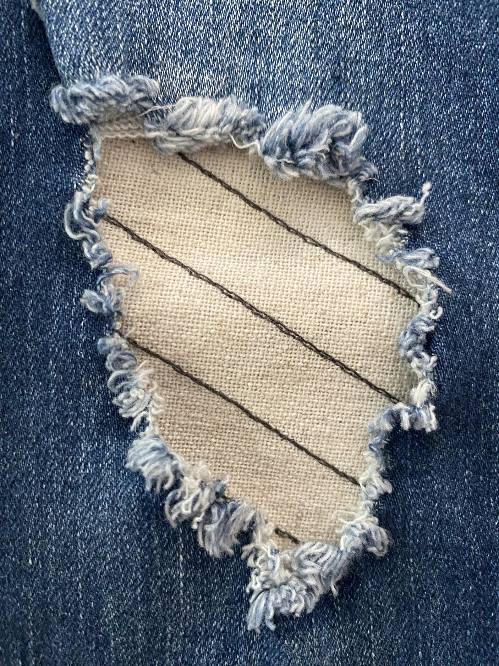 Stripe Patch, Iron on Patches, Patches for Jeans, Easy to Apply Patch ...