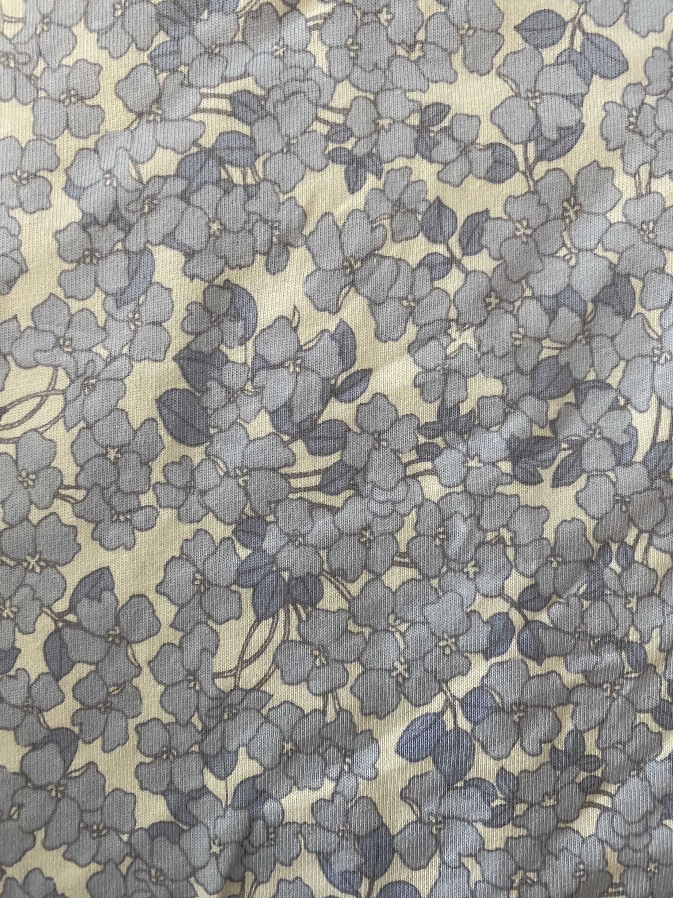 Stretch Light Blue Floral Jeans Patch, Easy to Apply to Fix Holes, Rips ...