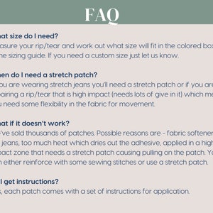 Blue Gingham Patch, Iron on Patches, Patches for Jeans, Easy to Apply Patch, Jean Repair, Fabric ...