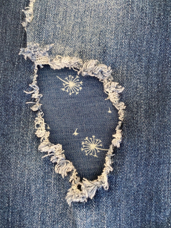 Large Loose Thread Tatter Patch - Etsy Canada