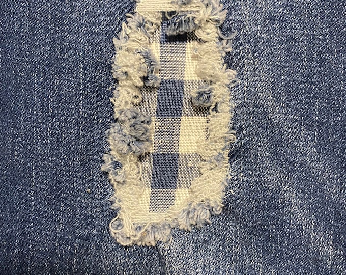 Gingham Patch, Iron on Patches, Patches for Jeans, Easy to Apply Patch ...