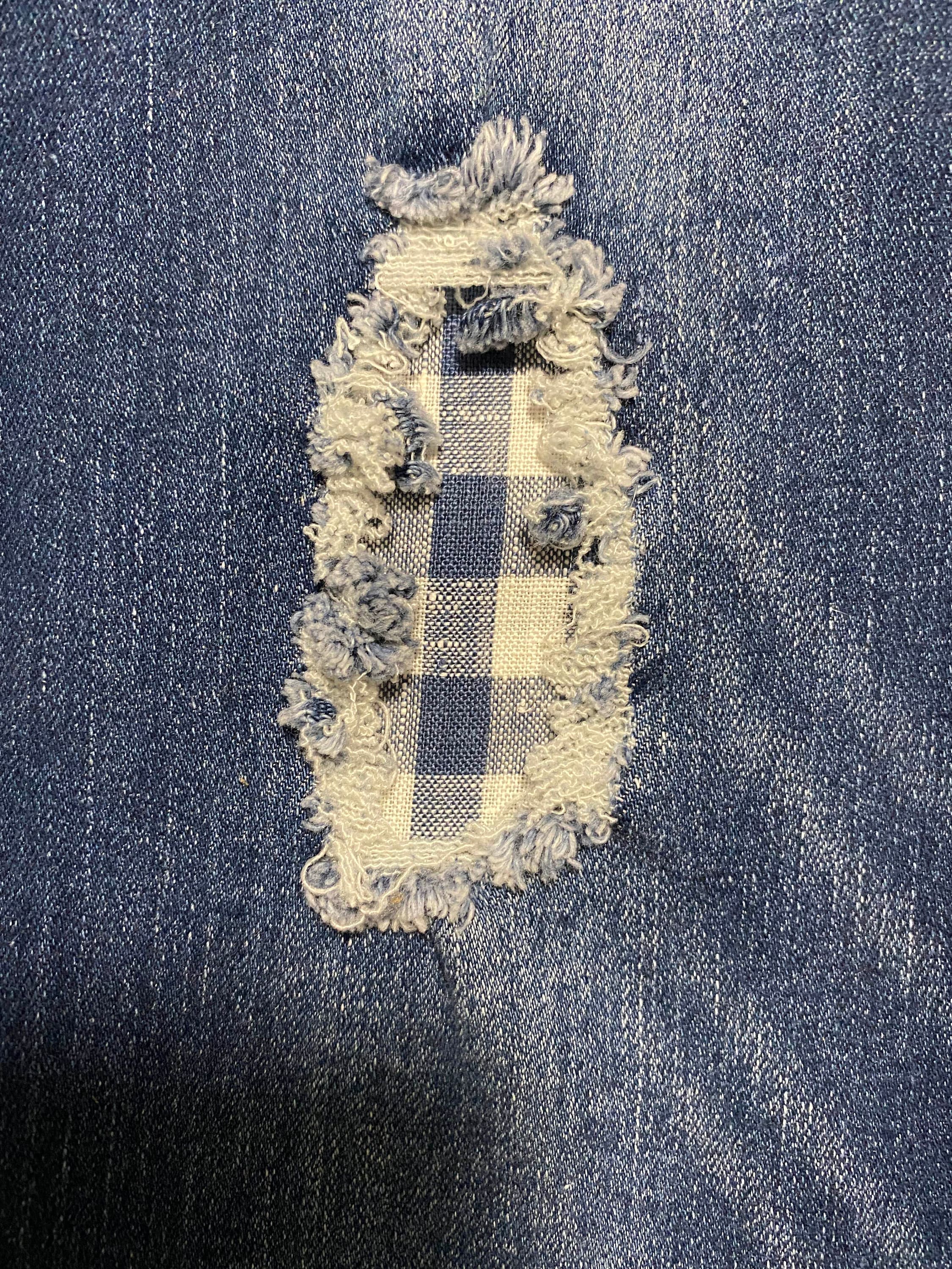 Gingham Patch, Iron on Patches, Patches for Jeans, Easy to Apply Patch ...