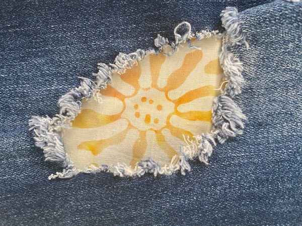 Blue Stripe Patch Iron on Patches Patches for Jeans Easy to - Etsy Canada