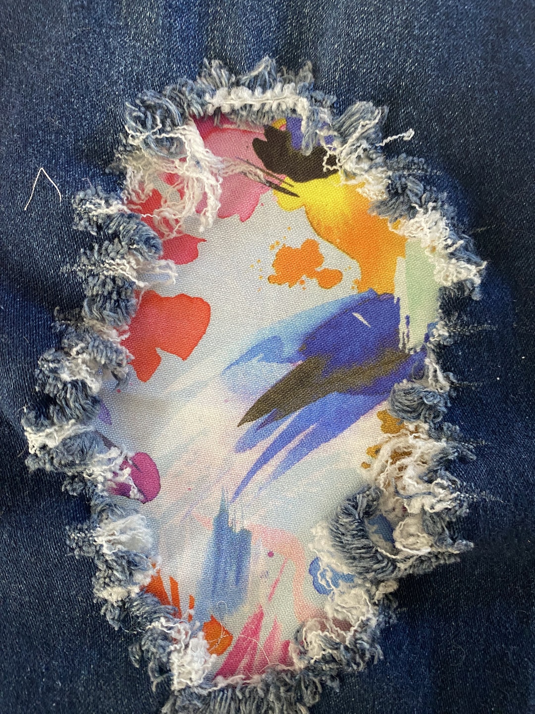 Colorful Patch, Iron on Patches, Patches for Jeans, Easy to Apply Patch ...