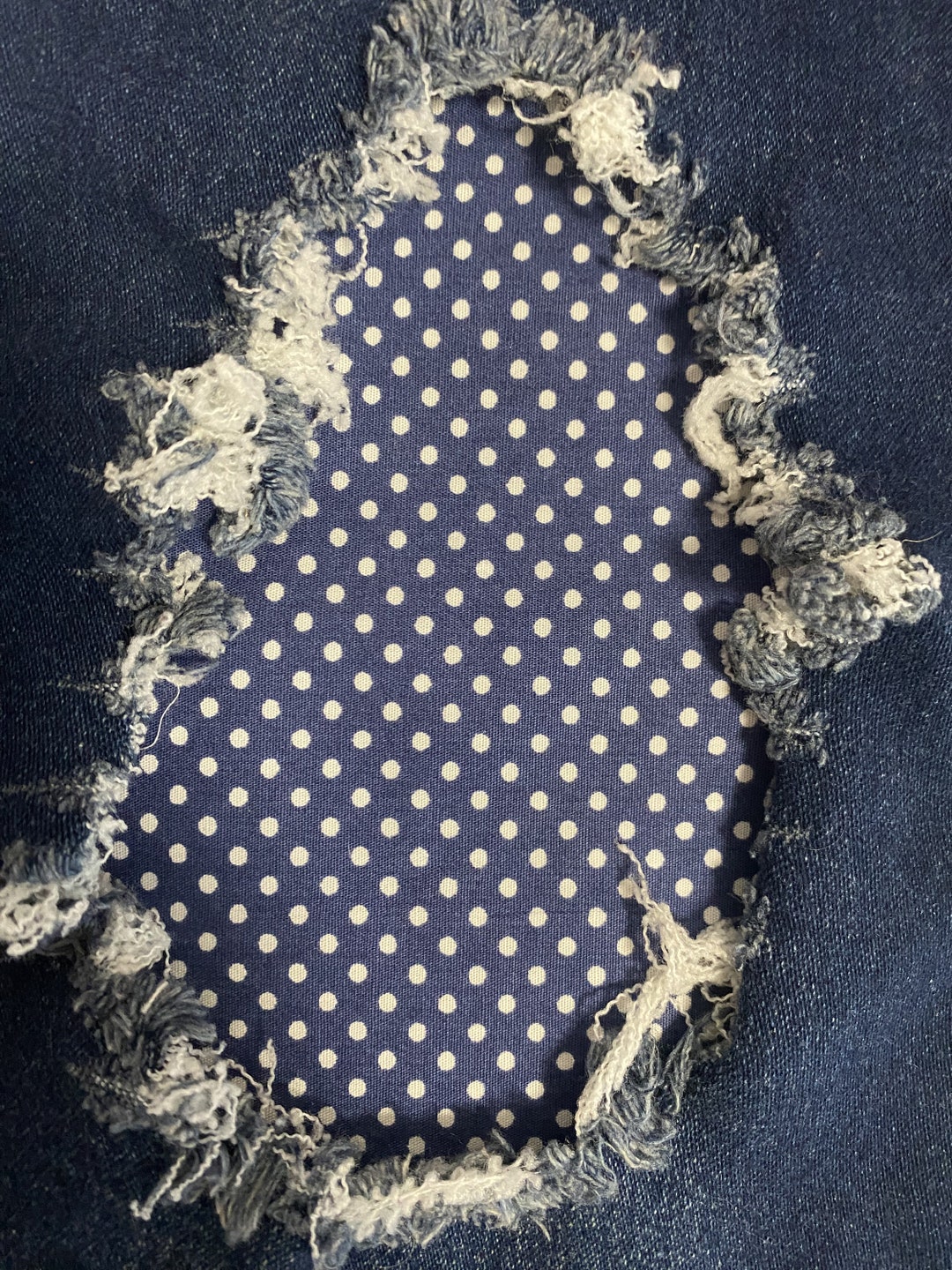 Denim Spot Patch, Iron on Patches, Patches for Jeans, Easy to Apply ...