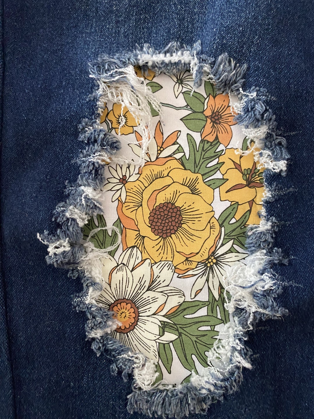 Vintage Patch, Iron on Patches, Patches for Jeans, Easy to Apply Patch ...
