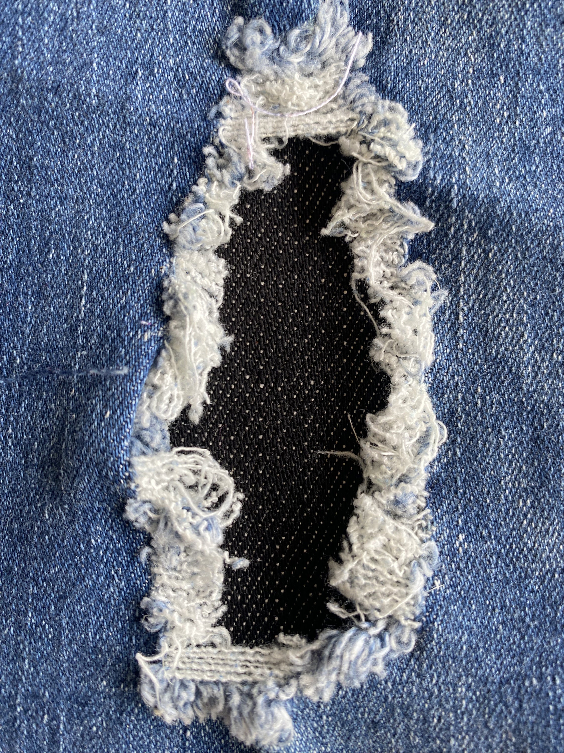 Stretch Black Denim Jeans Patch, Easy to Apply to Fix Holes, Rips ...