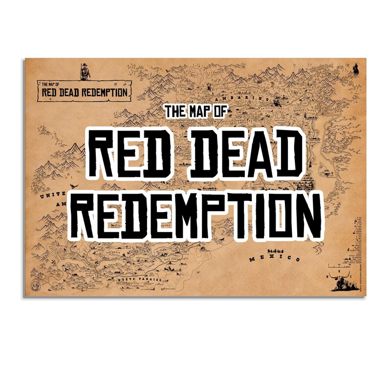 Red Dead Redemption Poster - Etsy
