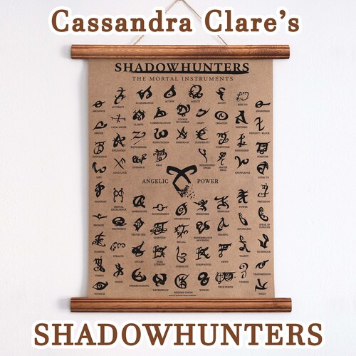 Shadowhunters All Runes A3 Poster Cassandra Clare Wall Art - Etsy UK