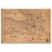 Turkish Folk Legends Hero, Dede Korkut Ata Map 50*70cm, Oğuz Elleri ...