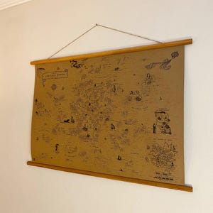 Earthsea World Map Art Poster: Ursula K. Le Guin, Gont Island (50x70cm ...