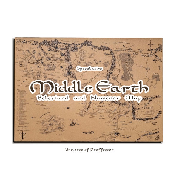 Anime World Map - Etsy