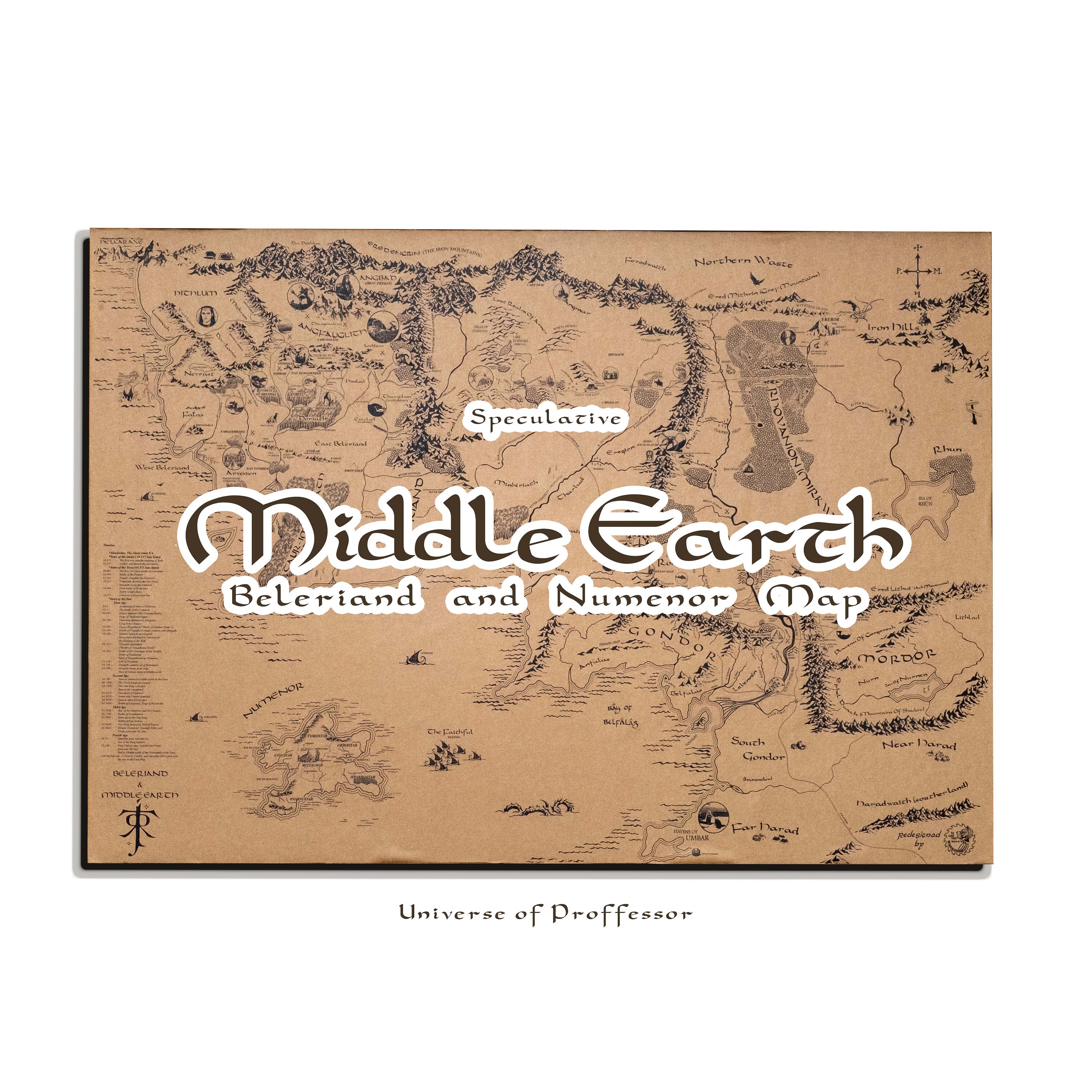 Custom Vintage Fantasy Maps 70100cm, Cartoon Anime Poster Map, Antique ...