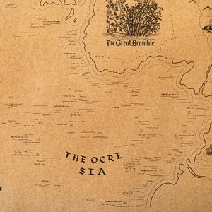 Voyage of the Muntjac Map of Fillory & Further, the Magicians King Map ...