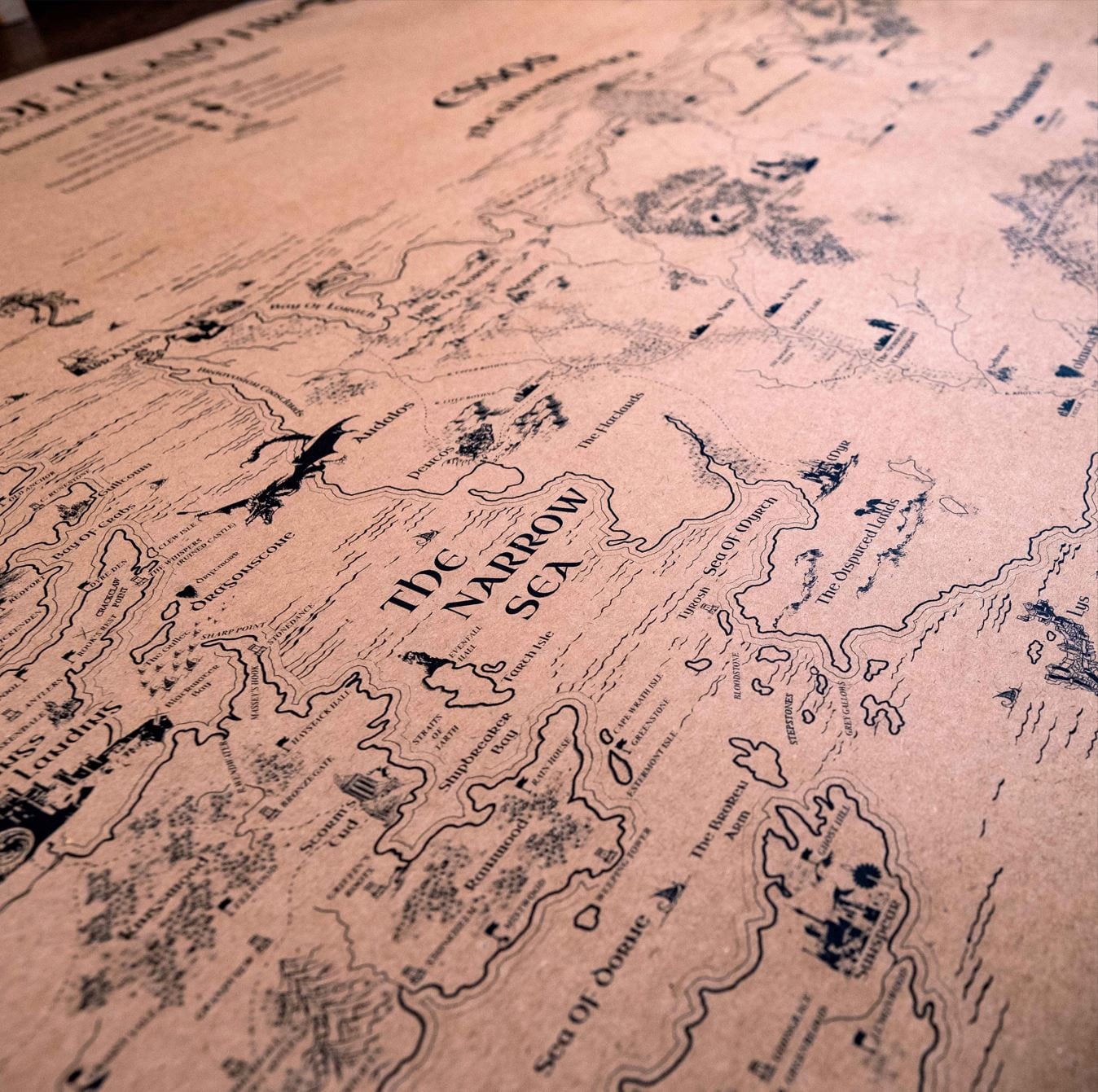 Custom Vintage Fantasy Maps 70100cm, Cartoon Anime Poster Map, Antique ...