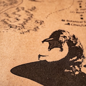 Map of Frank Herbert's DUNE Series, Arrakis World Map 70*100cm, Caladan ...