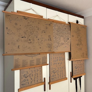 Earthsea World Map Art Poster: Ursula K. Le Guin, Gont Island (50x70cm ...