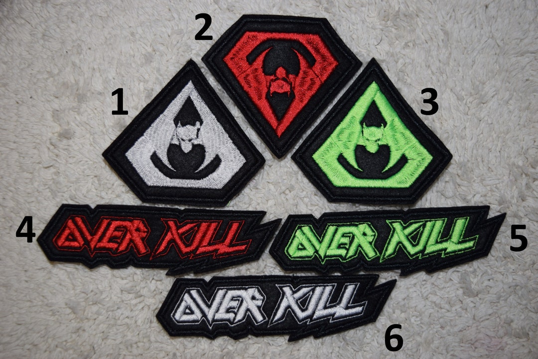 Overkill Band Patch Embroidered Logo Symbol Thrash Metal - Etsy