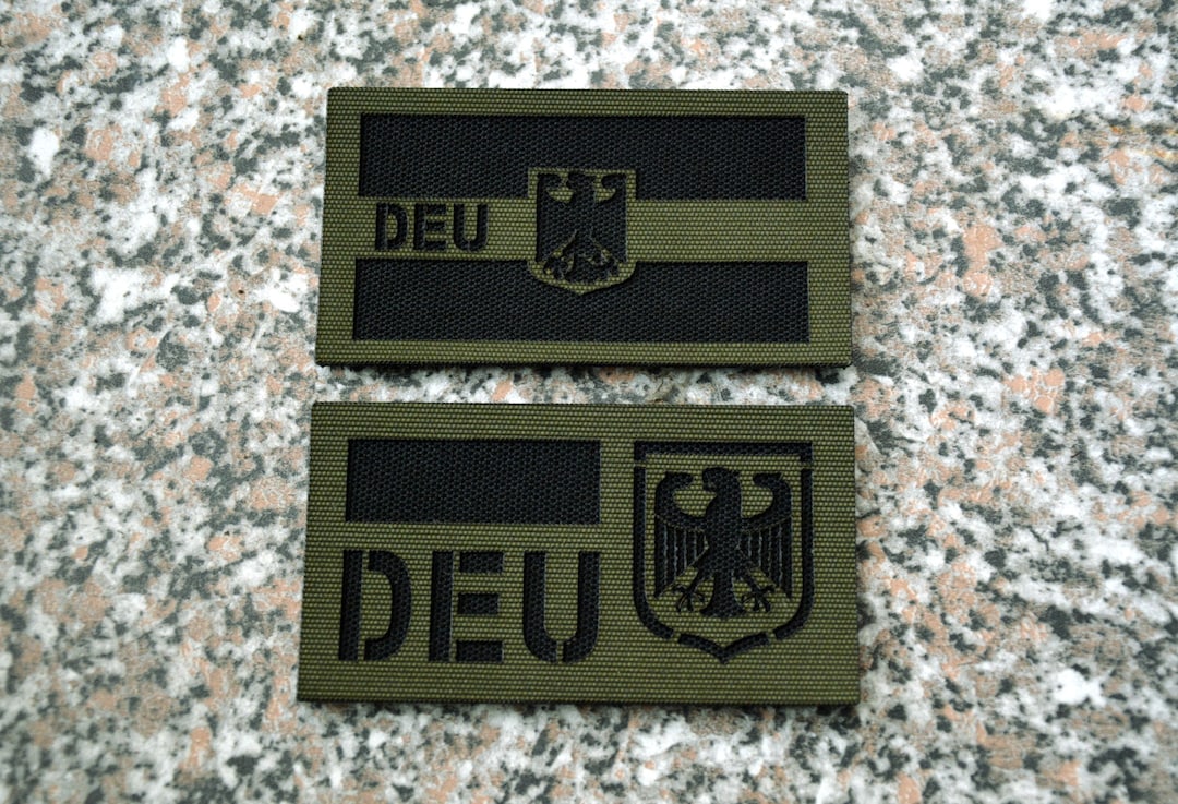 Hook Backing Custom PATCH DE Deutschland Adler Flagge Germany Eagle ...