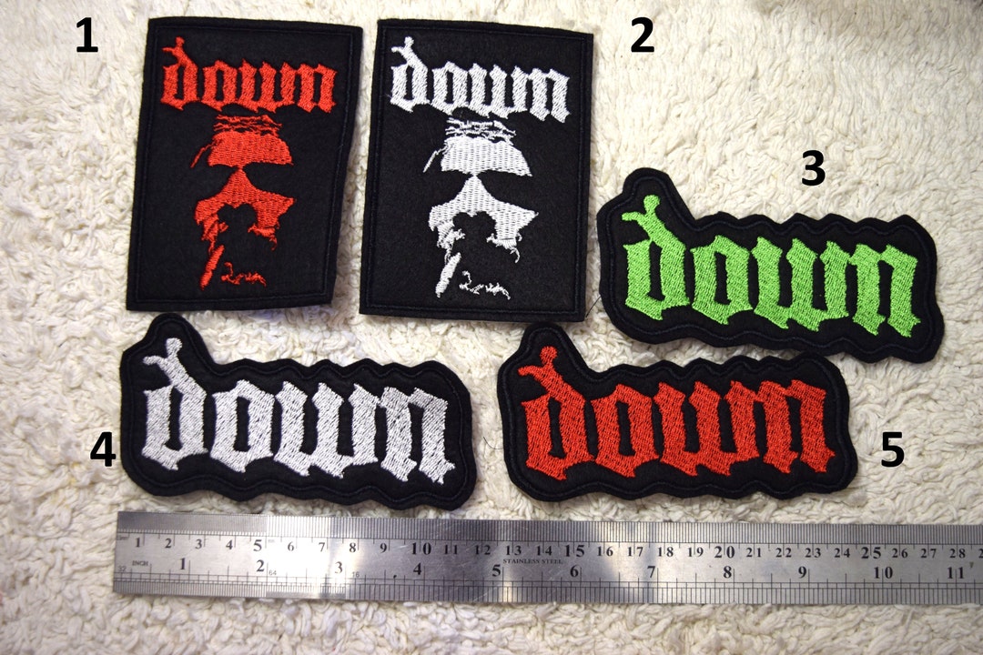 Down Band Patch Embroidered Sludge Metal Southern Metal Stoner Metal ...
