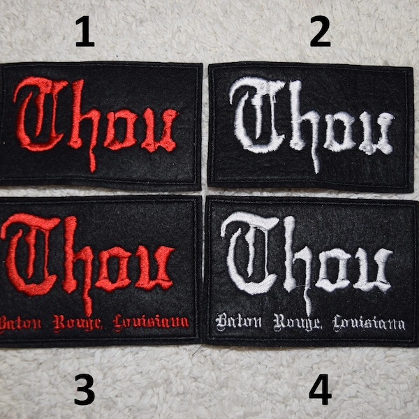 Thou Patch - Etsy