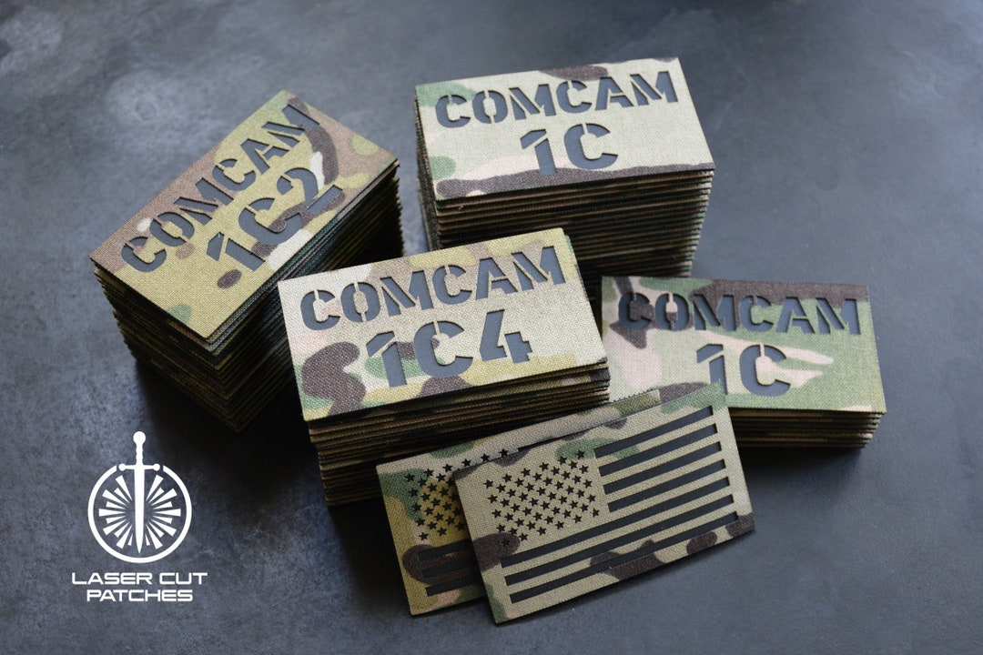 Customized / Personalized Tactical Multicam Laser Cut Callsign ID ...