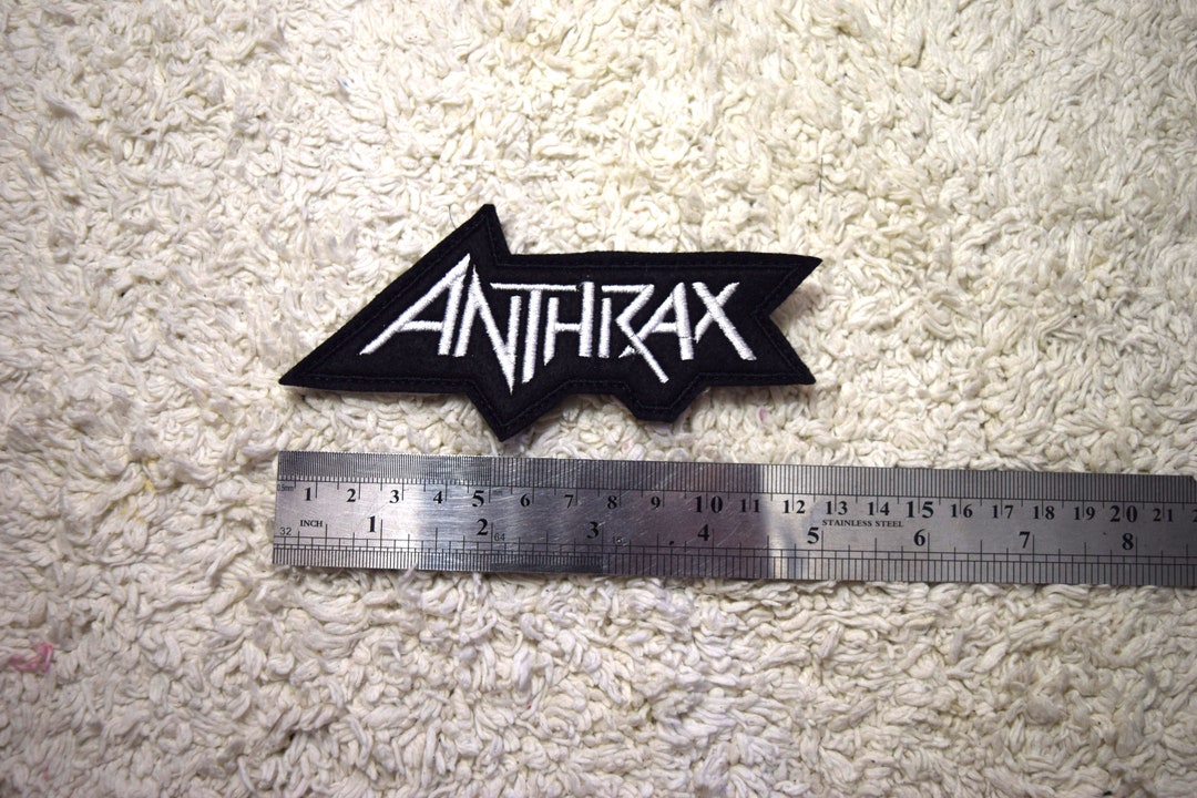 Anthrax Band Patch Embroidered Heavy Metal Thrash Metal Speed Metal ...
