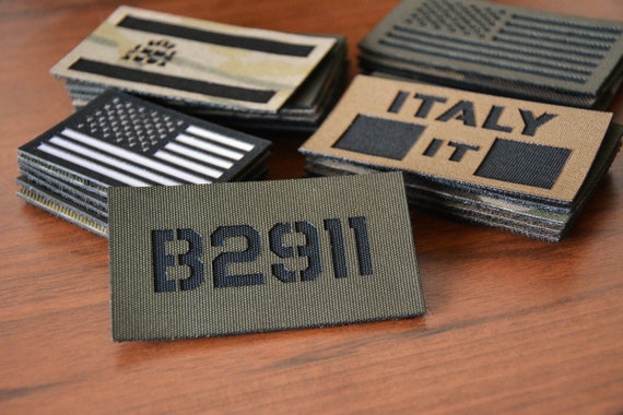 Tactical CUSTOMIZED Hook Back PATCH 3.5x2 90х50 - Etsy