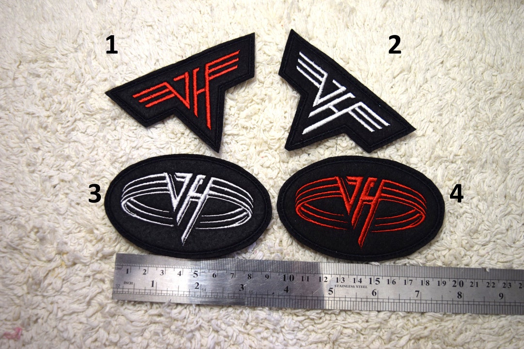 Van Halen Band Patch Embroidered Hard Rock Heavy Metal Pop Rock Rock ...